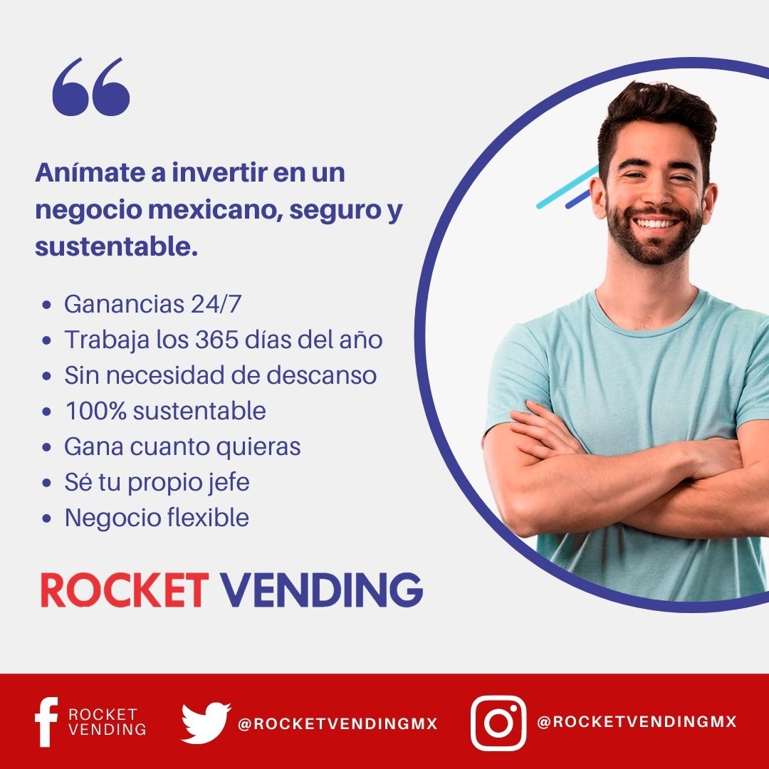 Emprende en un paso – Rocket Vending Todo en Chicleras